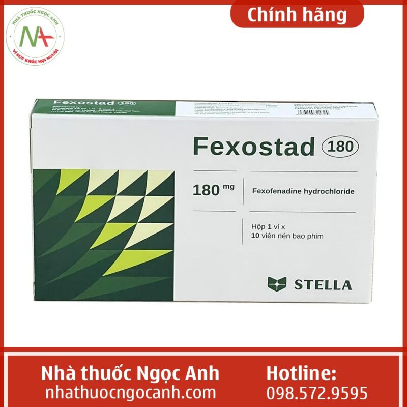 Thuốc Fexostad 180 Stella là thuốc gì, giá bao nhiêu, mua ở đâu?