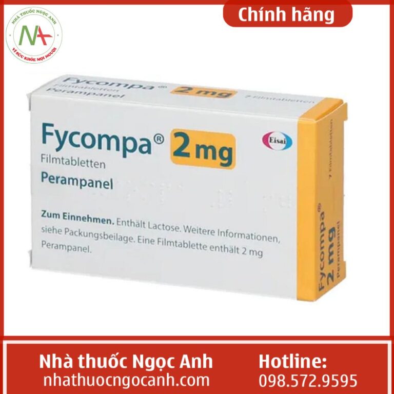 Thuốc Fycompa 2mg là thuốc gì, giá bao nhiêu, mua ở đâu, tác dụng gì