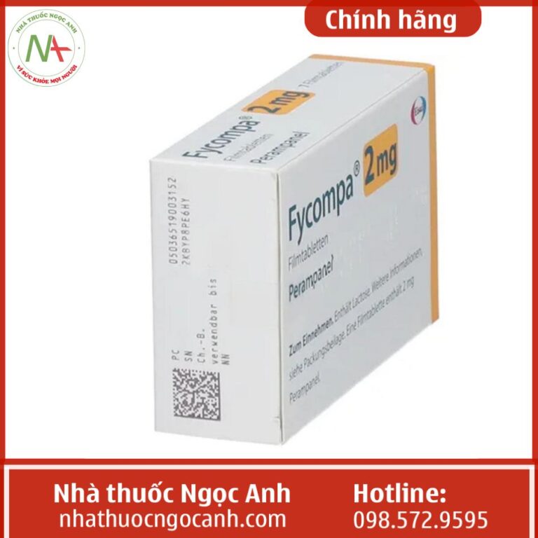 Thuốc Fycompa 2mg là thuốc gì, giá bao nhiêu, mua ở đâu, tác dụng gì