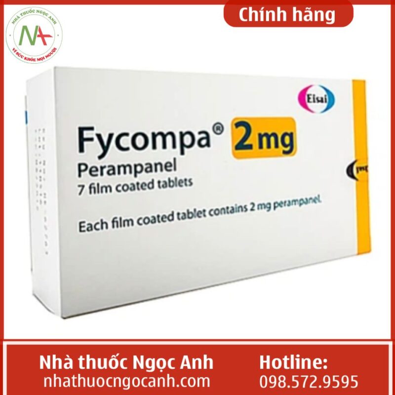 Thuốc Fycompa 2mg là thuốc gì, giá bao nhiêu, mua ở đâu, tác dụng gì