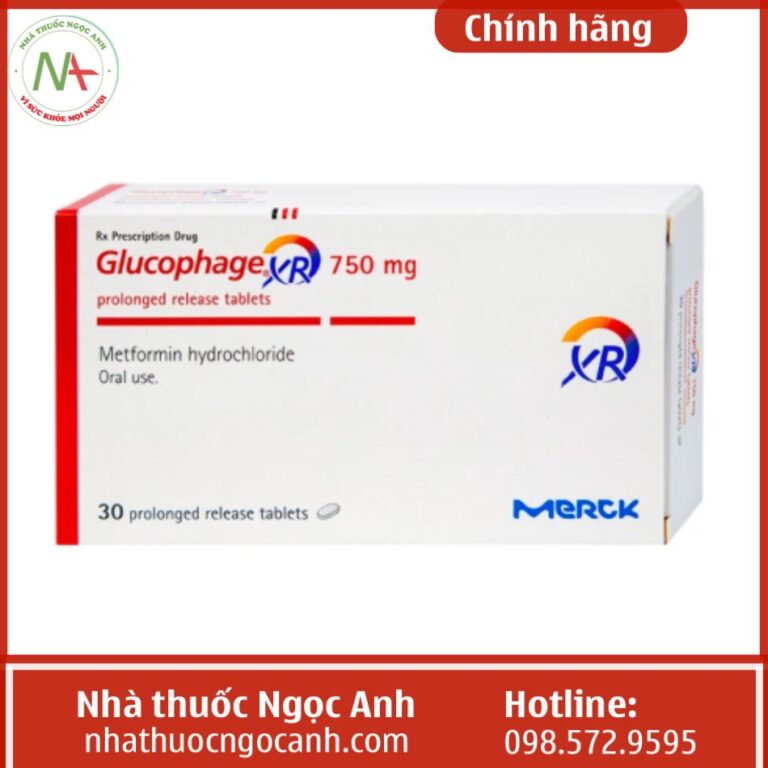 Thuốc Glucophage XR 750mg là thuốc gì, giá bao nhiêu, mua ở đâu