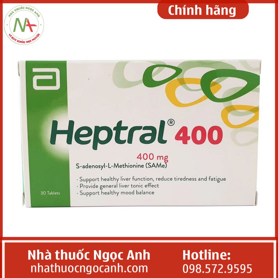 Thuốc Heptral 400mg là thuốc gì, giá bao nhiêu, mua ở đâu, tác dụng gì