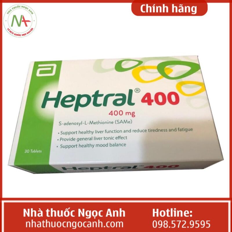 Thuốc Heptral 400mg là thuốc gì, giá bao nhiêu, mua ở đâu, tác dụng gì
