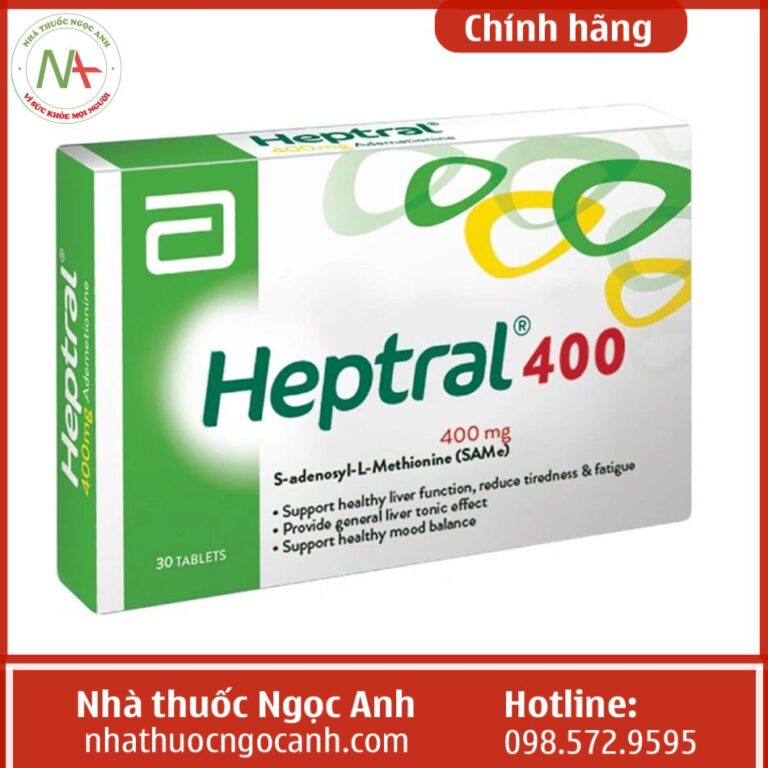 Thuốc Heptral 400mg là thuốc gì, giá bao nhiêu, mua ở đâu, tác dụng gì