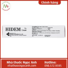Thuốc bôi Hidem Cream 15g có tác dụng gì, giá bao nhiêu, mua ở đâu?