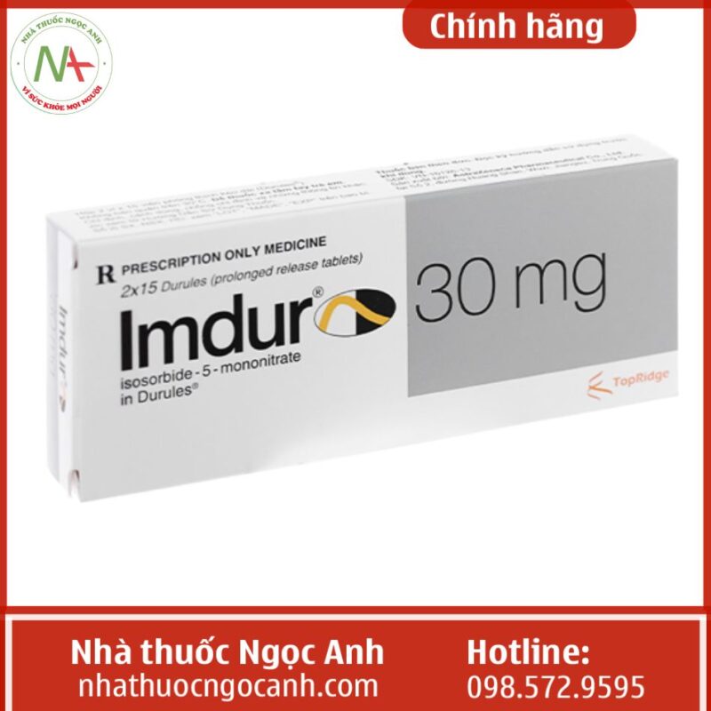 Isosorbide mononitrate là thuốc gì? Công dụng, Cơ chế hoạt động, Liều dùng