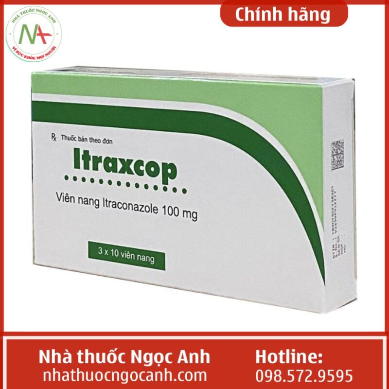 Thuốc Itraxcop 100mg là thuốc gì, giá bao nhiêu, mua ở đâu, tác dụng gì