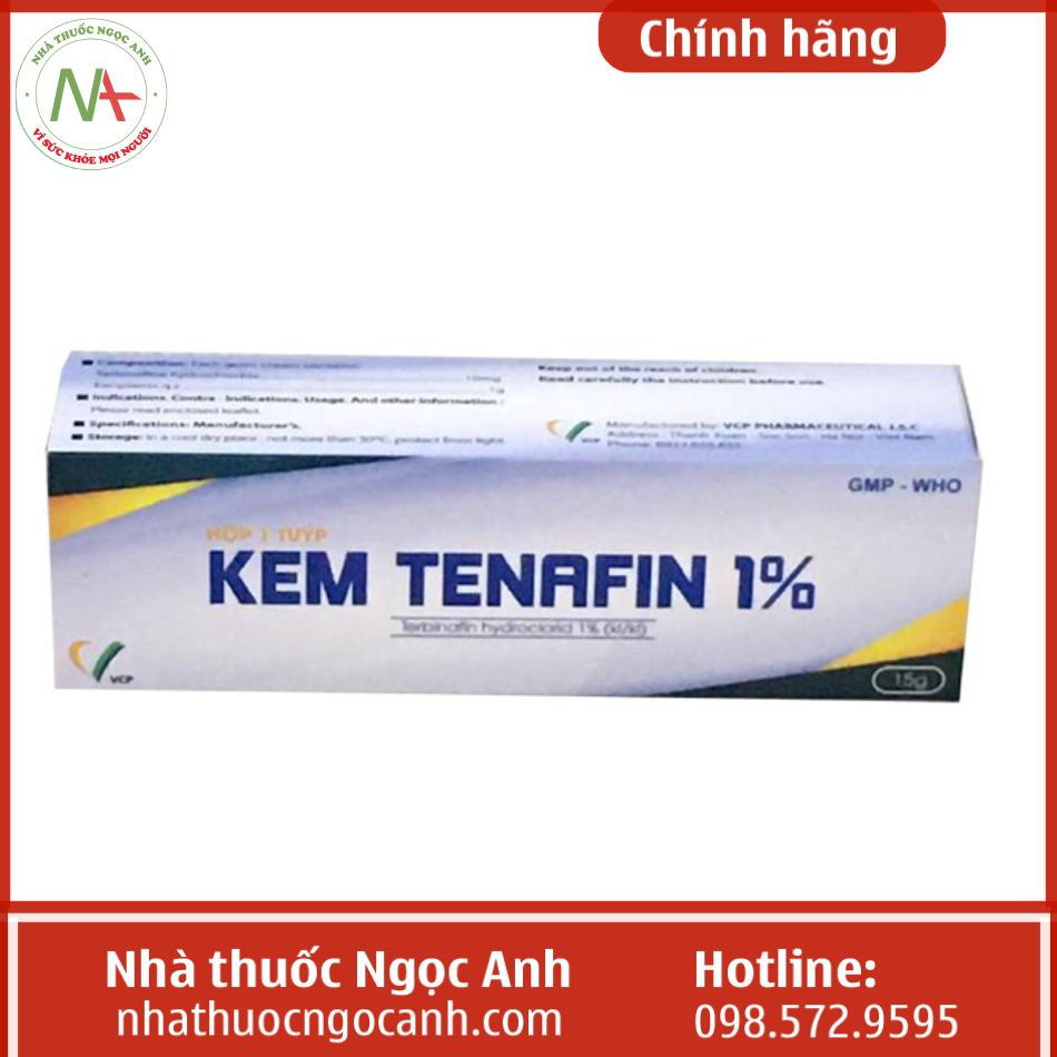Thuốc Tenafin 1% VPC là thuốc gì, giá bao nhiêu, mua ở đâu, tác dụng gì