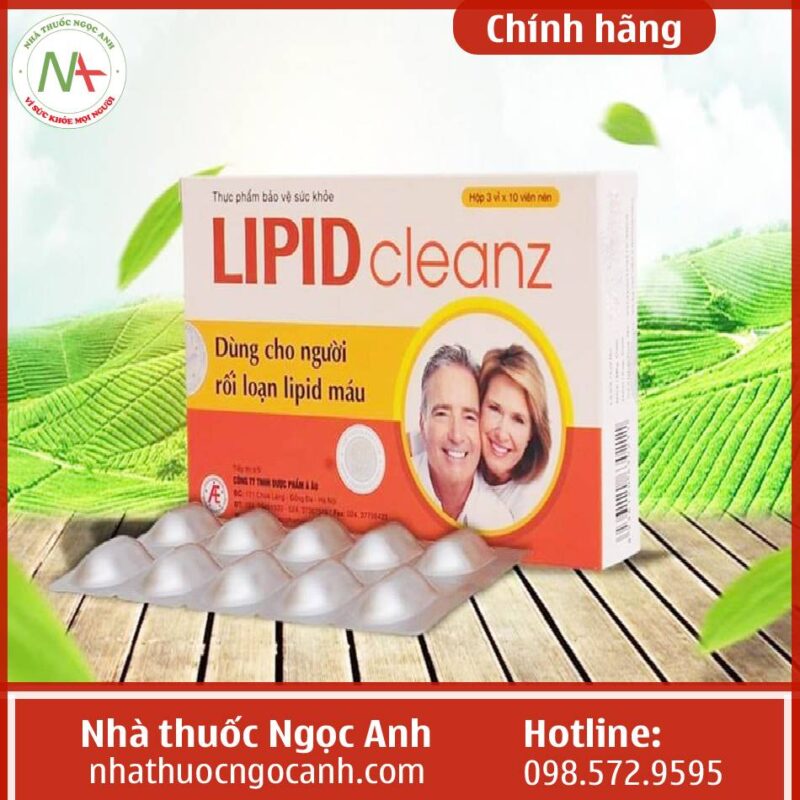 Thuốc Lipid cleanz có tốt không, giá bao nhiêu, có tác dụng gì?