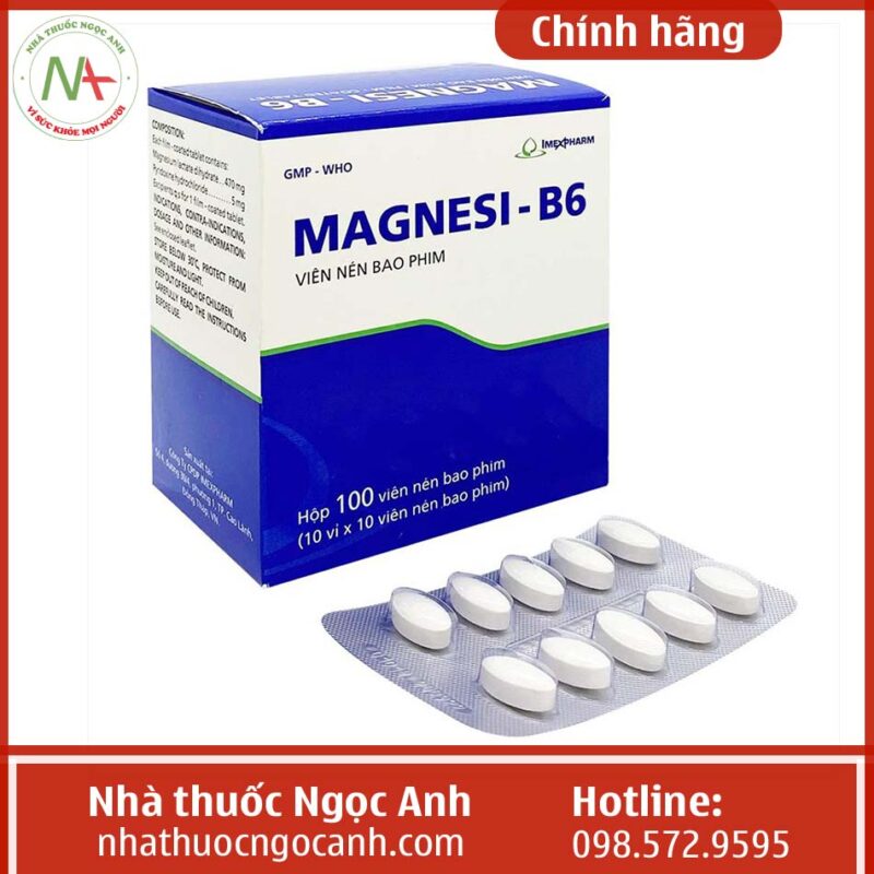 Thuốc Magnesi-B6 Imexpharm là thuốc gì, giá bao nhiêu, mua ở đâu