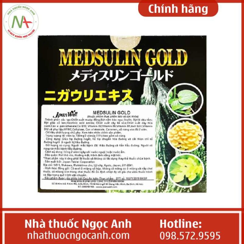 Thuốc hạ đường huyết Medsulin Gold có tốt không? Mua ở đâu? Giá bao nhiêu?