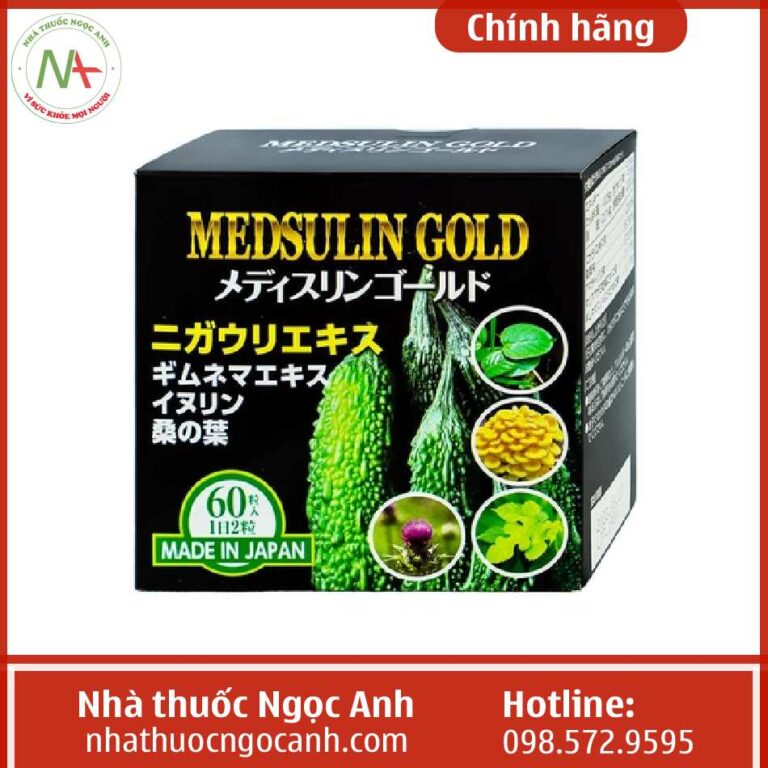 Thuốc hạ đường huyết Medsulin Gold có tốt không? Mua ở đâu? Giá bao nhiêu?