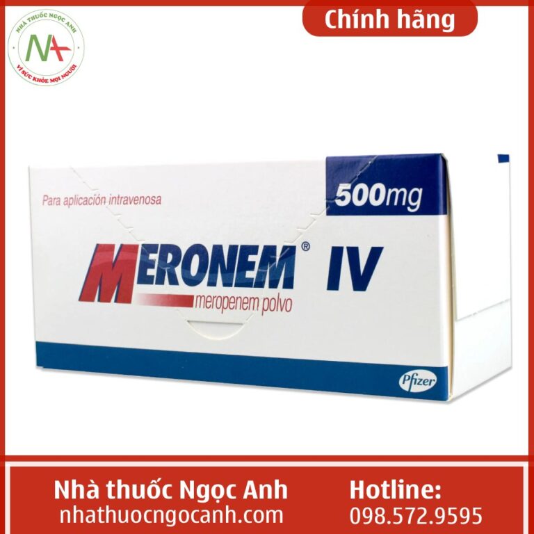 Thuốc Meronem 500mg có công dụng gì? Mua ở đâu? Giá bao nhiêu?