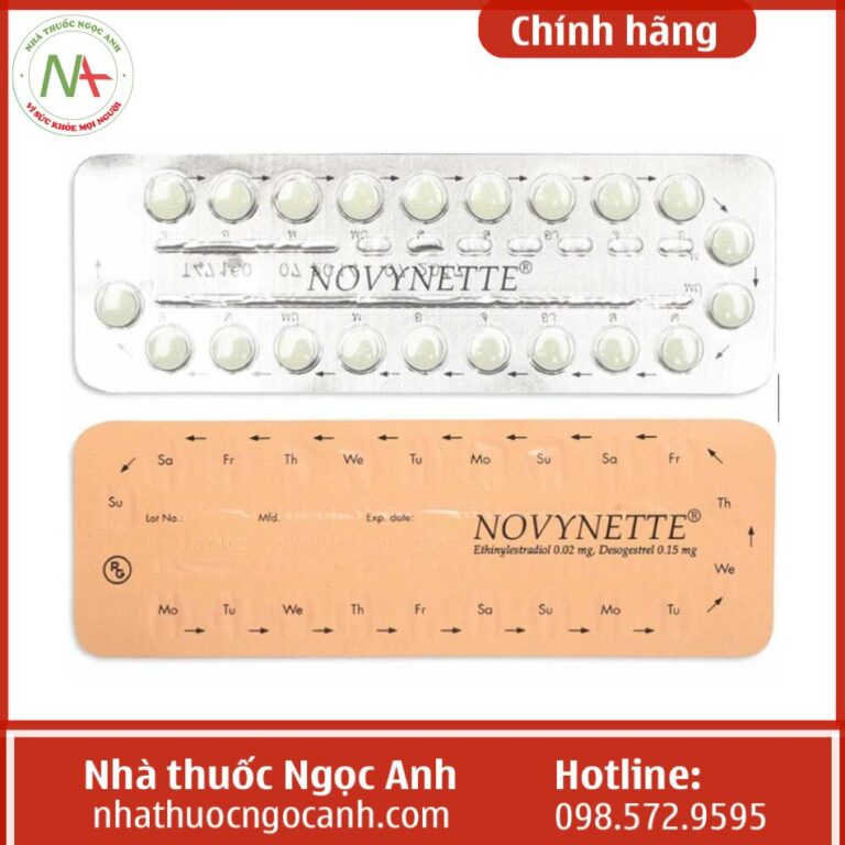 Thuốc tránh thai Novynette có tốt không, giá bao nhiêu, cách dùng