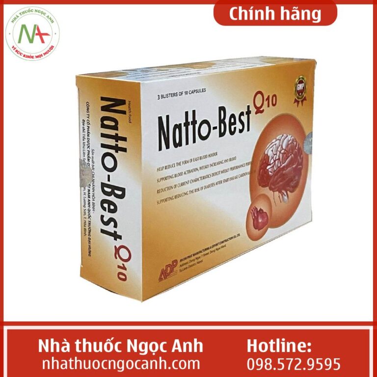 Thuốc Natto-best Q10 An Đại Phát giá bao nhiêu, có tốt không, mua ở đâu?