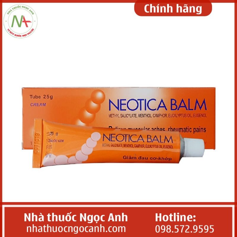 Thuốc Neotica Balm có tác dụng gì, giá bao nhiêu, mua ở đâu?