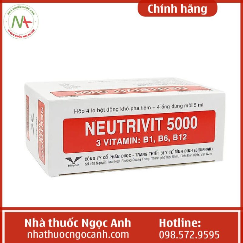 Thuốc Neutrivit 5000 thuốc biệt dược giá bao nhiêu, là thuốc gì, mua ở đâu?