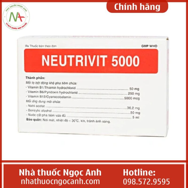 Thuốc Neutrivit 5000 thuốc biệt dược giá bao nhiêu, là thuốc gì, mua ở đâu?