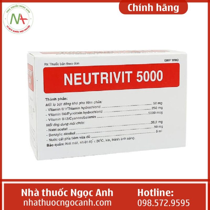 Thuốc Neutrivit 5000 thuốc biệt dược giá bao nhiêu, là thuốc gì, mua ở đâu?