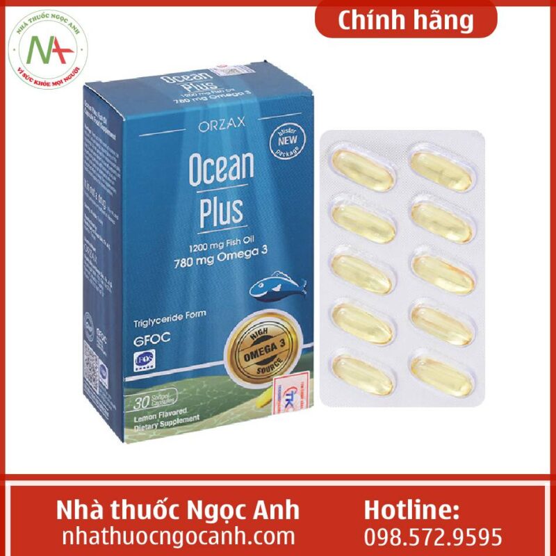 Viên uống Ocean Plus có công dụng gì? Mua ở đâu? Giá bao nhiêu?