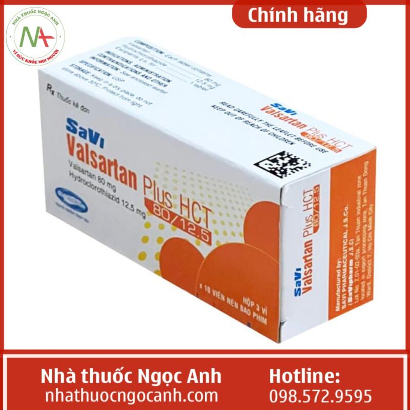 Thuốc SaVi Valsartan Plus là thuốc gì, giá bao nhiêu, mua ở đâu, tác ...