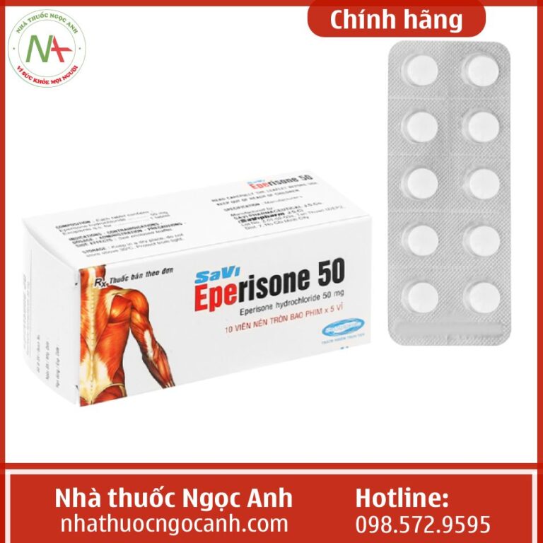 Thuốc Savi Eperisone 50 là thuốc gì, mua ở đâu, giá bao nhiêu?