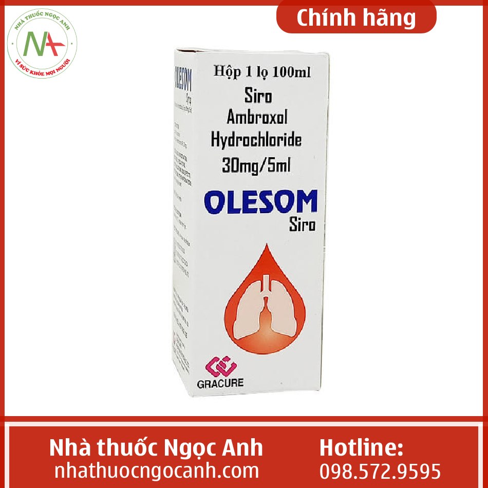 Thuốc siro ho Olesom 30mg/5ml cho bé giá bao nhiêu, mua ở đâu?