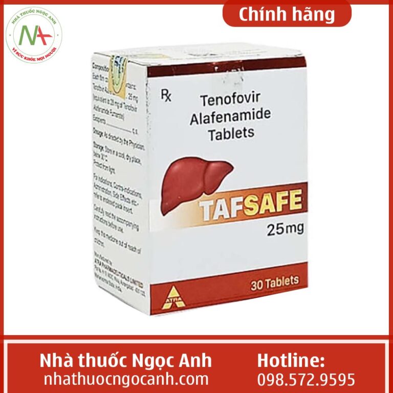 Thuốc Tafsafe 25mg là thuốc gì, giá bao nhiêu, tác dụng gì, mua ở đâu?