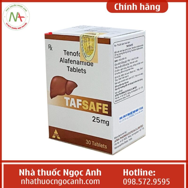 Thuốc Tafsafe 25mg là thuốc gì, giá bao nhiêu, tác dụng gì, mua ở đâu?