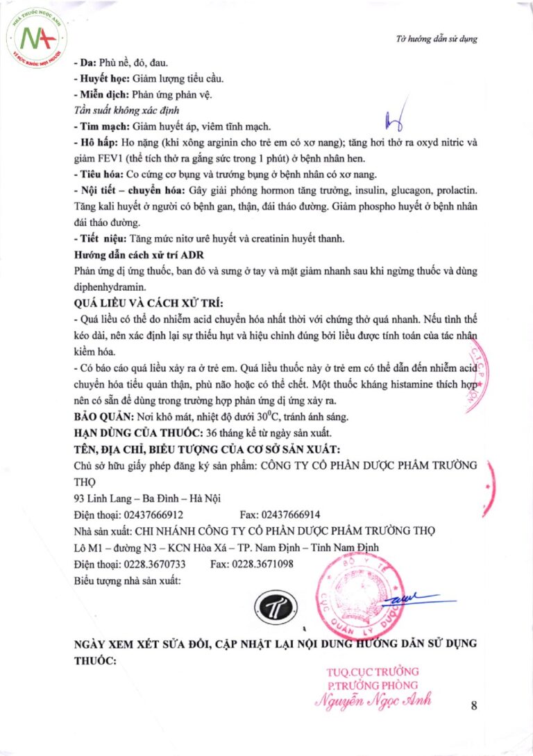 Thuốc Toganin-500 có tác dụng gì? Mua ở đâu? Giá bao nhiêu?