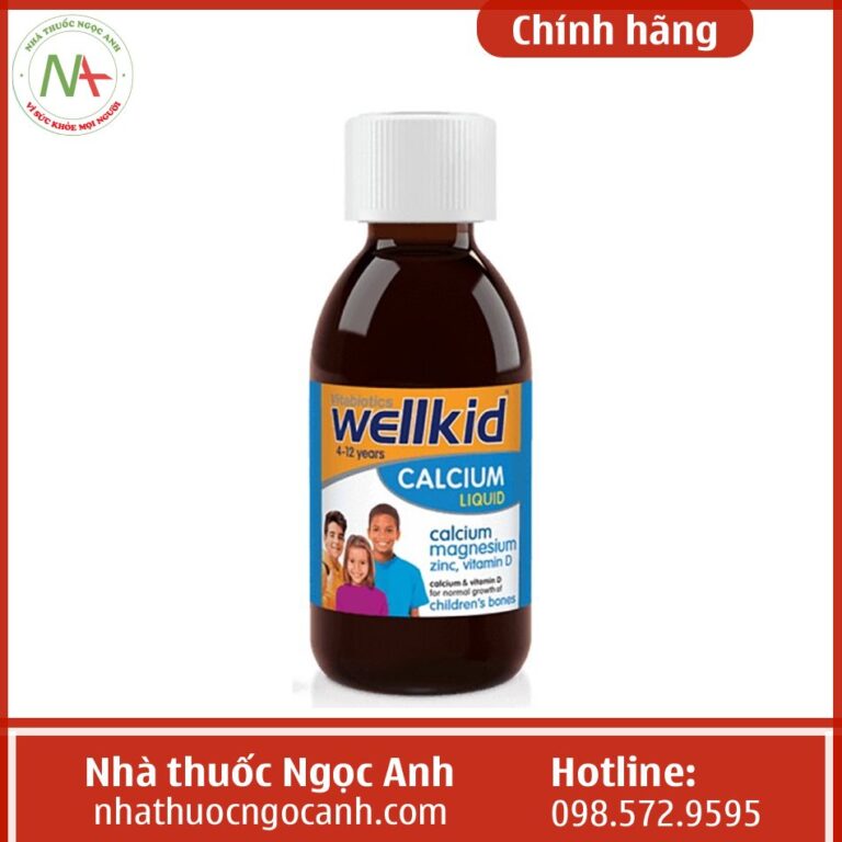 Thuốc Vitabiotics Wellkid Calcium Liquid giá bao nhiêu, mua ở đâu?