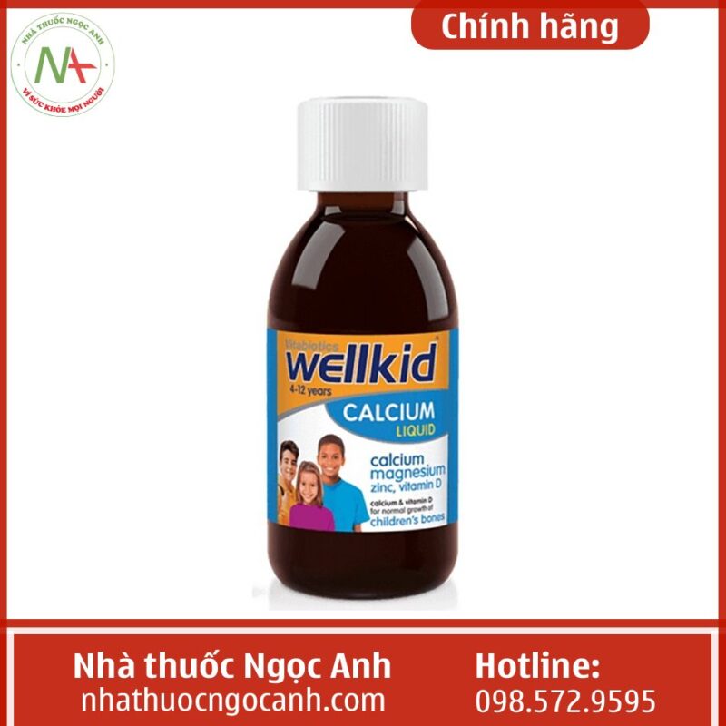 Thuốc Vitabiotics Wellkid Calcium Liquid giá bao nhiêu, mua ở đâu?