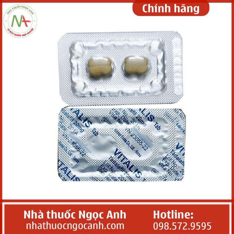 Thuốc Vitalis Tab. 20mg là thuốc gì, tác dụng gì, mua ở đâu, giá bao nhiêu?