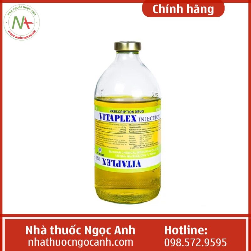 Thuốc tiêm truyền Vitaplex 500ml có công dụng gì? Mua ở đâu? Giá bao nhiêu?