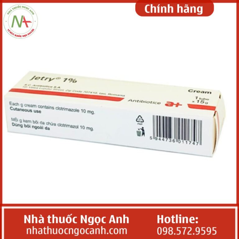 Thuốc Jetry 1% là thuốc gì, giá bao nhiêu, mua ở đâu, có công dụng gì