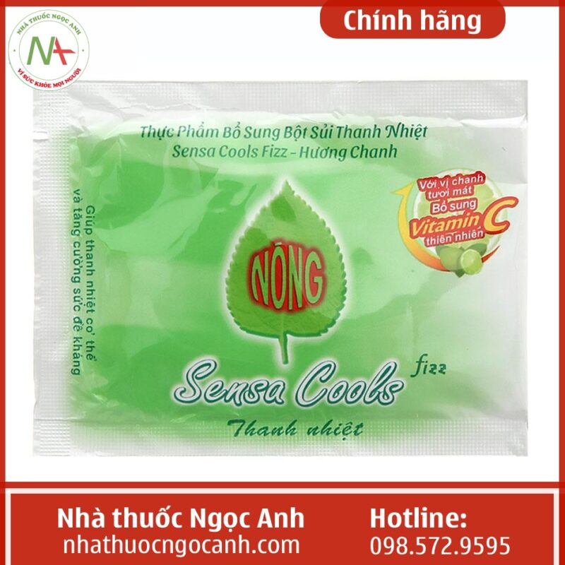 Bột Sủi Thanh Nhiệt Sensa Cools có tốt không? Giá bao nhiêu? Mua ở đâu