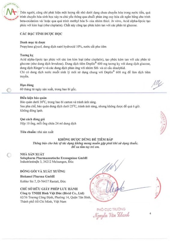 Thuốc Deplin 600mg có công dụng gì? Mua ở đâu? Giá bao nhiêu?