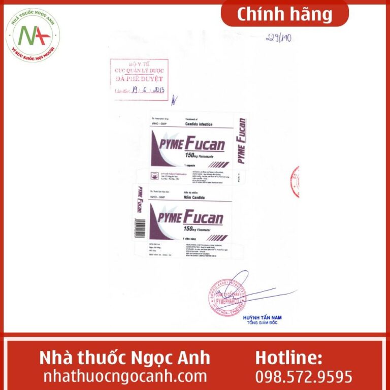 Thuốc Pyme Fucan 150 mg là gì, tác dụng, giá bao nhiêu, mua ở đâu