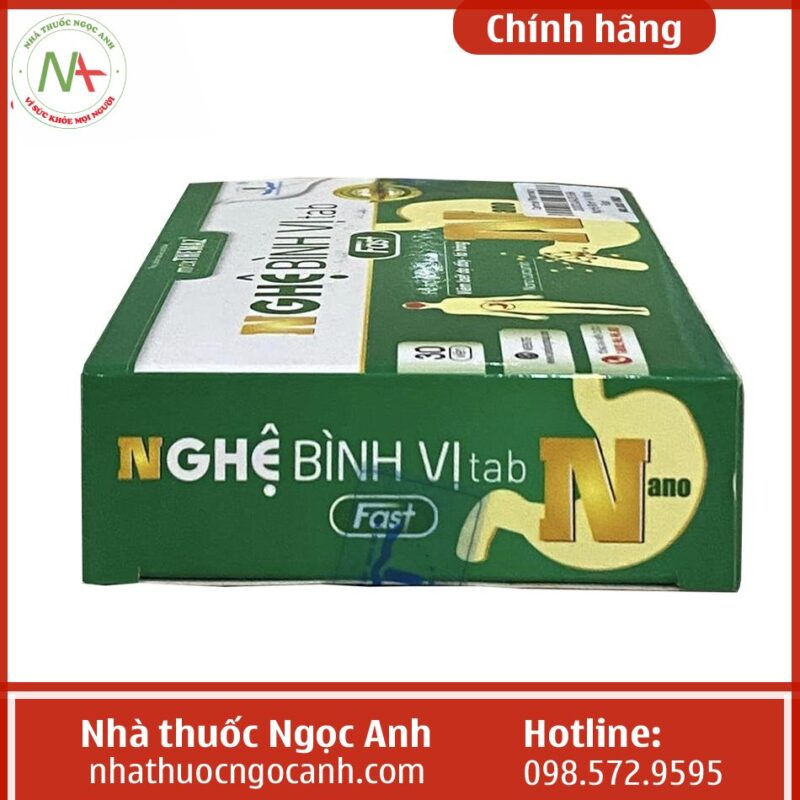 Thuốc Nghệ Bình Vị Tab Fast Nano giá bao nhiêu? Mua ở đâu