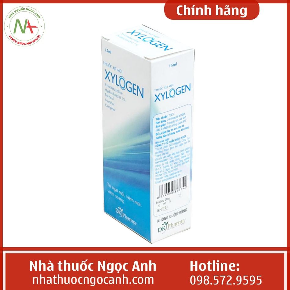 Thuốc xịt mũi Xylogen có tốt không, giá bao nhiêu, mua ở đâu