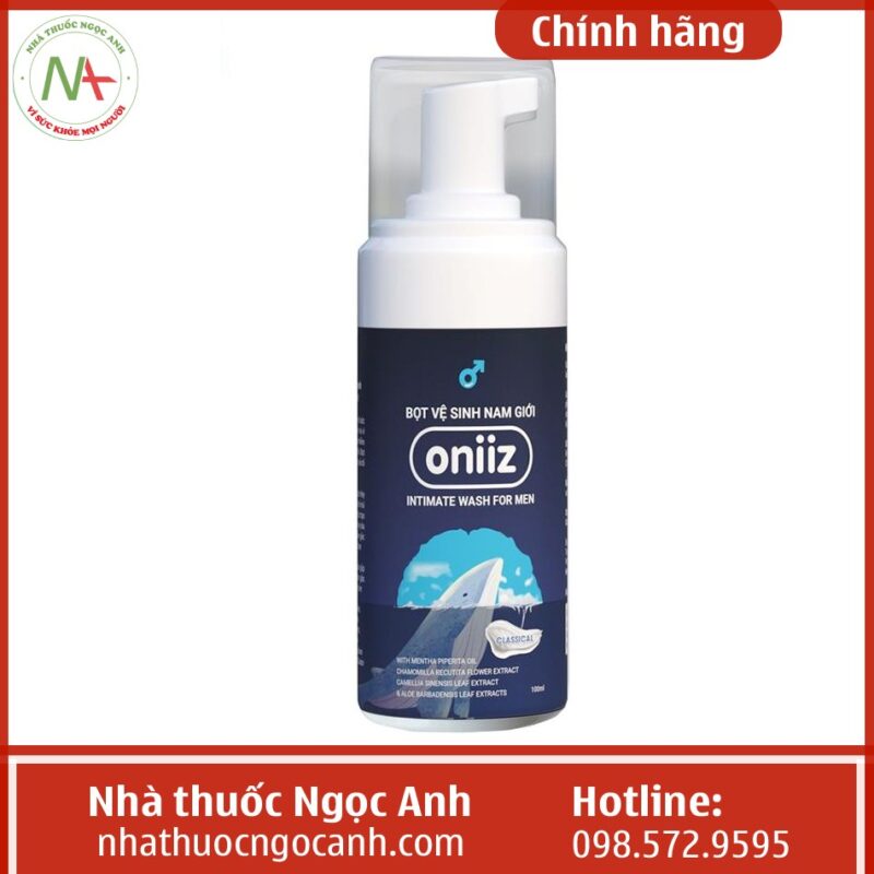 Bọt vệ sinh nam giới oniiz hương cổ điển Classical giá bao nhiêu, mua ở đâu
