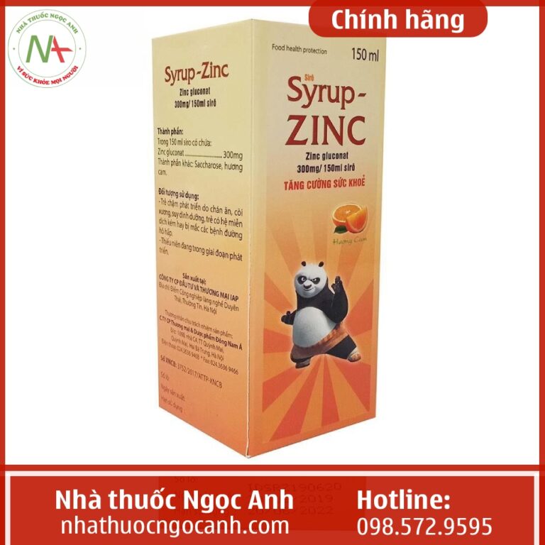 Thuốc Syrup ZinC có tốt không? giá bao nhiêu? Mua ở đâu