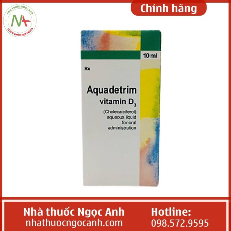 Thuốc Aquadetrim Vitamin D3 10ml giá bao nhiêu? Mua ở đâu?