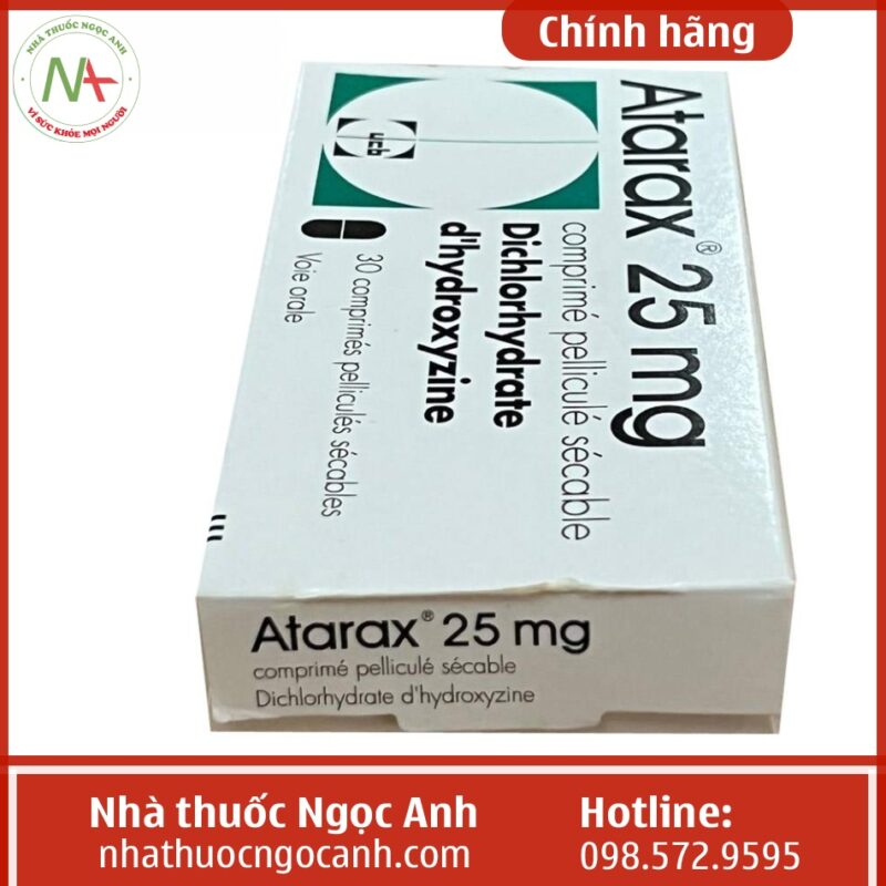 Thuốc Atarax 25mg là thuốc gì, có tác dụng gì, giá bao nhiêu, mua ở đâu?