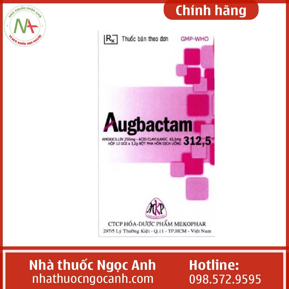 Thuốc Augbactam 312,5mg giá bao nhiêu? Mua ở đâu uy tín?