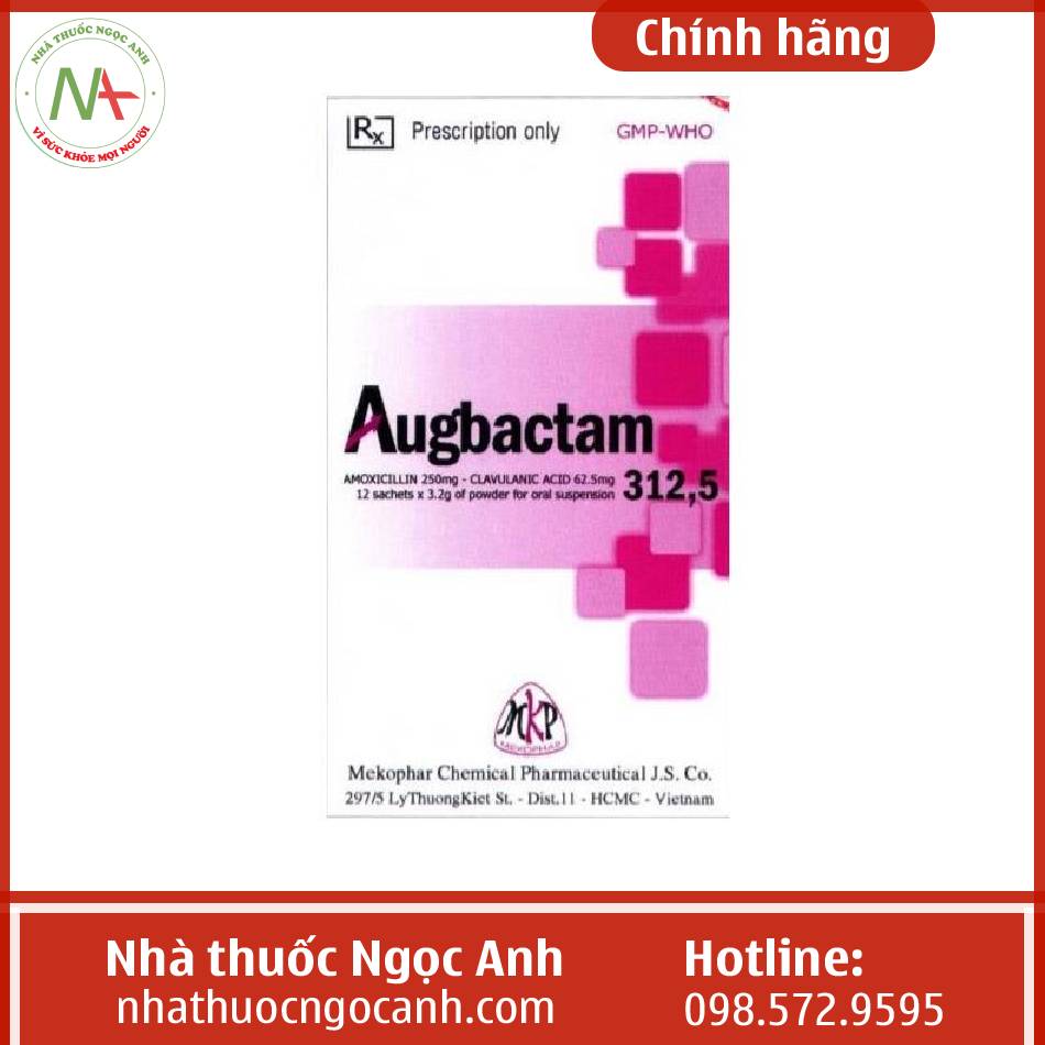 Thuốc Augbactam 312,5mg giá bao nhiêu? Mua ở đâu uy tín?