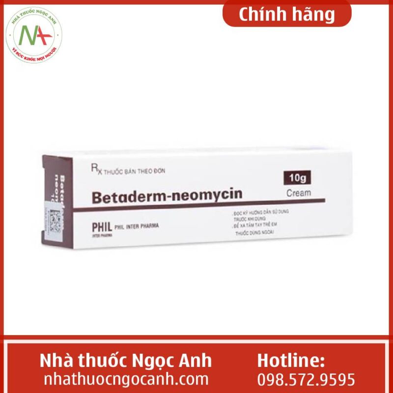Thuốc Betaderm-Neomycin tác dụng gì, giá bao nhiêu, mua ở đâu?