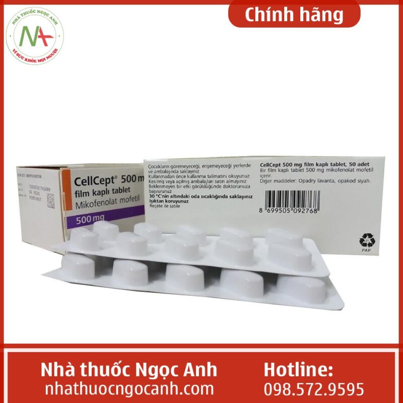 Thuốc Cellcept 500mg có tác dụng gì? giá bao nhiêu? mua ở đâu?