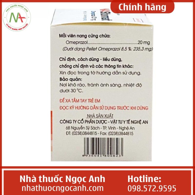 Thuốc DNAStomat 20mg là thuốc gì? giá bao nhiêu? Mua ở đâu