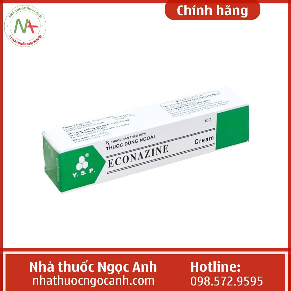 Thuốc bôi Econazine 10g giá bao nhiêu? Mua ở đâu chính hãng?